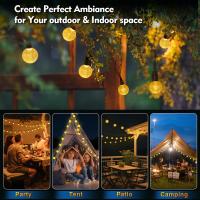 China SMY Lighting 22FT Rechargeable Battery String Light Perfect for Outdoor Decoration and Party Lighting Long Lasting LED Lights for sale