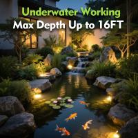China 4Pack Long Lifespan 3w Led Pond Lights Excellent Choice For Outdoor Water Garden Lighting Featuring Durable And Energy Technology for sale