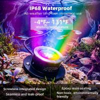 China RGBWW Underwater Fountain Lights 8 Head Multi Color LED Illumination for Pools Ponds and Water Displays for sale