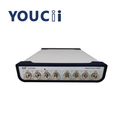 China 8 Channel Optical Power Meter 850nm 1310nm 1490nm 1550nm 1610nm Calibration Wavelength for sale