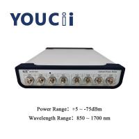 China 8 Channel Optical Power Meter Wavelength Range 850nm To 1700nm for sale