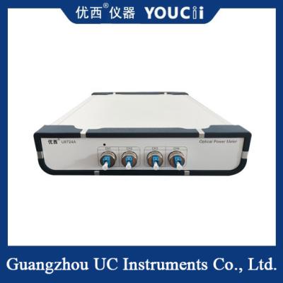 China 4-Channel PC-Controlled LC Adapter Optical Power Meter With Built-In Probe for sale