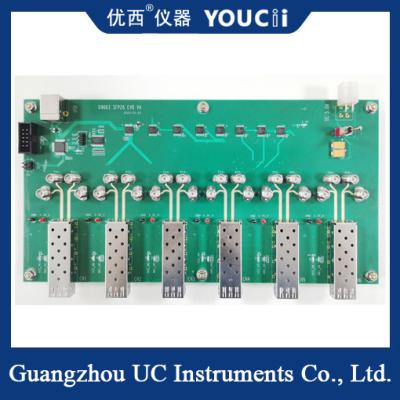 China SFP28 25G Test Board 5G Module Light Source Monitoring Test Board for sale