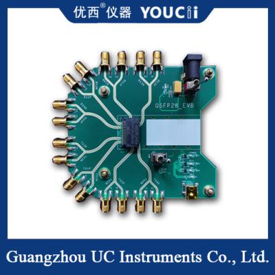 China QSFP28 EVB SFP Evaluation Board With Four Inputs And Outputs 10G To 32Gbps for sale