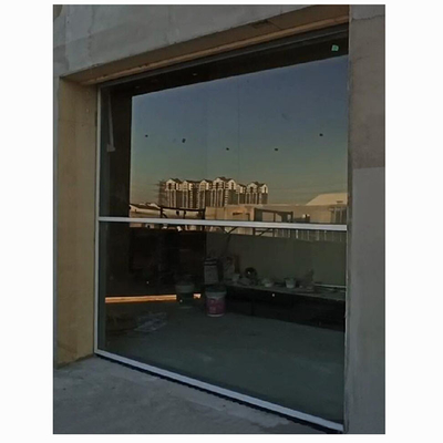Steel Frame Counterweight Tilt Up Glass Doors For Commercial Building