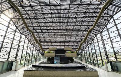 China Clear Patterned Tempered Solar Panel Arc Photovoltaic Glass For BIPV Module Feature for sale