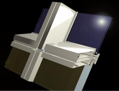 China Hurricane Resistance Unitized LOW E Glass Curtain Wall for sale