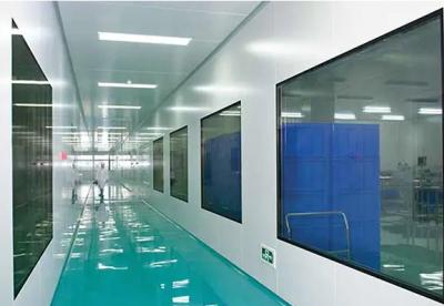 China Fixed Glass Sound Insulation Window Pharma Grade Cleanroom System for sale