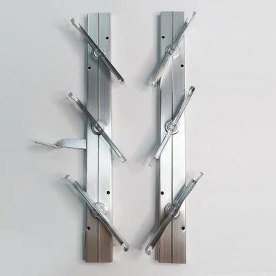China Single Tempered Glass Aluminium Louver Mechanism For Invisible Tilt Shutter for sale