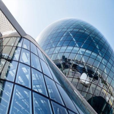 China Clear Glass Curtain Wall Facade For Construction Structural  Exterior Wall for sale