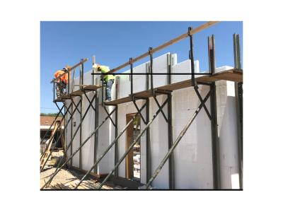 China Zinc Coated / Painted Icf Steel Bracing For Housing Building Support for sale