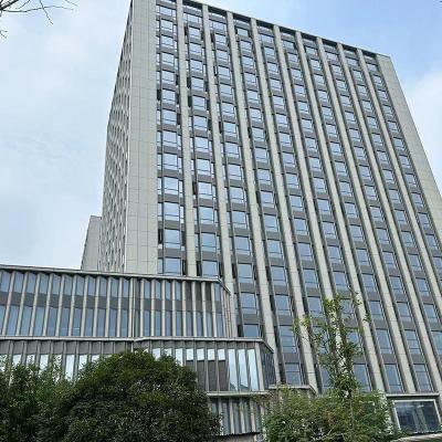 China Sound Insulation Waterproof Glass Facade Engineering Up To 6.0kPa Wind Load for sale