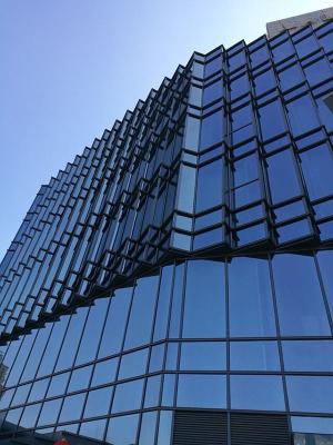 China Reflective Thermal Insulated Glass Facade Engineering Color Options for sale