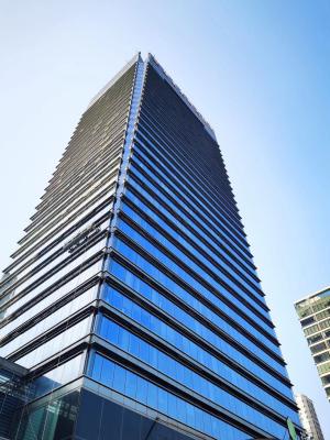 China 5mm - 19mm Thickness Glass Curtain Wall Facade Waterproof Up To 6.0kPa Wind Load for sale