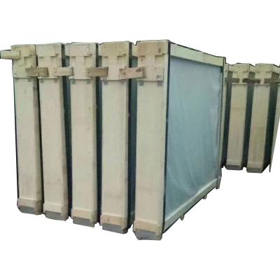 China 190 MM X 80 MM Frosted Aluminum Glass Wall For Building Decoration for sale