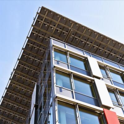 China Outdoor Courtyard Solar Building Roof / Sunshade / Canopy Skylight With BIPV Facade System for sale