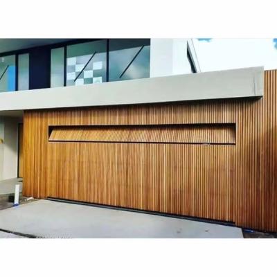 China Woodgrain Finish Woodgrain Finish Aluminum Slats Modern Look For Garage for sale