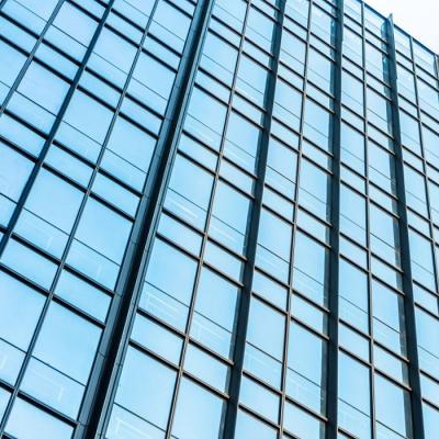 China Thermal Insulated Clear Glass Curtain Wall Facade 5mm - 19mm Thickness for sale