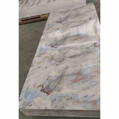 China Eco Friendly 3D Printing UV Marble Board Fire Retardant PVC Board for sale