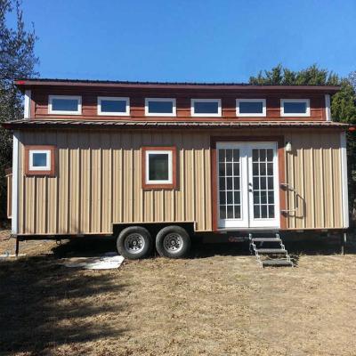 China Fast Assemble Prefab Home Eco Friendly RV Function House On Wheel for sale