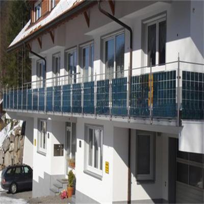 China Clear Glass Solar Greenhouse Transparent Cell Panel BIPV 220v for sale
