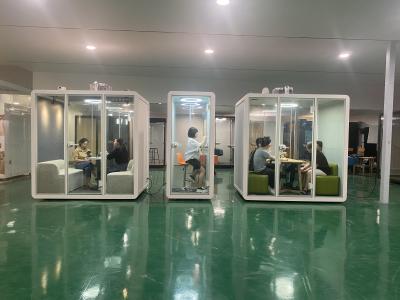 China Customized Outdoor Pods With Glass Partition Walls For Phone Calls for sale