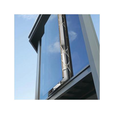 China Custom Aluminum Profile Insulated Glass Wall With Push Flat Window For Modern Spaces for sale