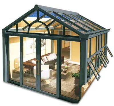 China Customized Aluminum Glass Sunroom For Energy Saving In Office Building Winter Garden for sale