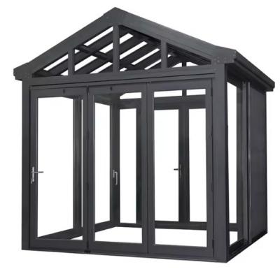 China Powder Coated Smooth Finish Office Building Sunroom For Affordable Outdoor House for sale