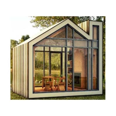 China Customized Size Glass Solarium Chinese Top Hardware for Retractable Roof Greenhouses for sale