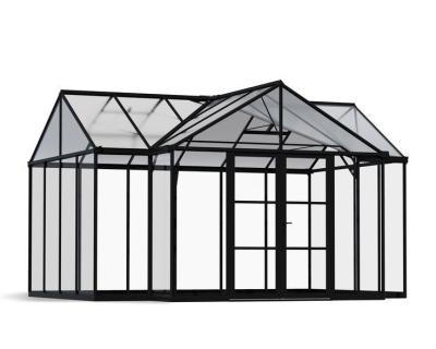 China Smooth Powder Coated Aluminum Sunroom for Outdoor Backyard Winter Garden House for sale