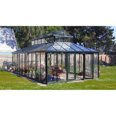 China Aluminum Alloy Material Frame Free Standing Sunroom Green House for Office Building for sale