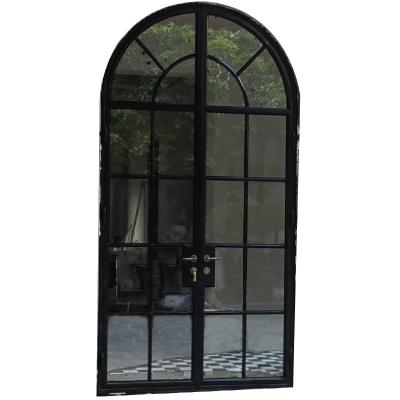 China Thermal Break Technology Energy Efficient Steel Framed Glass French Door for sale