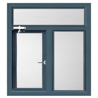 China Toughened Glass Aluminum Storm Windows Soundproof Corrosion Resistant for sale