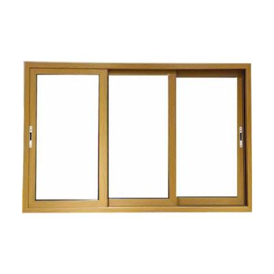 China Aluminium Sliding Hurricane Impact Double Glass Windows for sale
