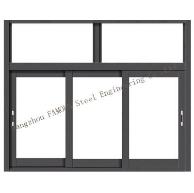China Grey Laminated PVB Sound Insulation Glass Windows With T4 Temper for sale