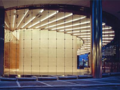 China Anti Reflective AR Coated Invisible Glass Wall Heat Insulation For Facades for sale