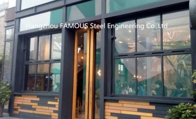 China Single Hung Vertical Reception Sliding Window Powder Coating for sale