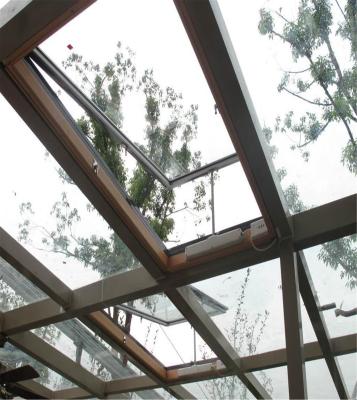 China Breathable Double Glass Aluminum Storm Windows For Sloping Roofs for sale