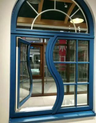 China Broken Bridge Structure 	Aluminum Storm Windows Double Tempered Glass for sale