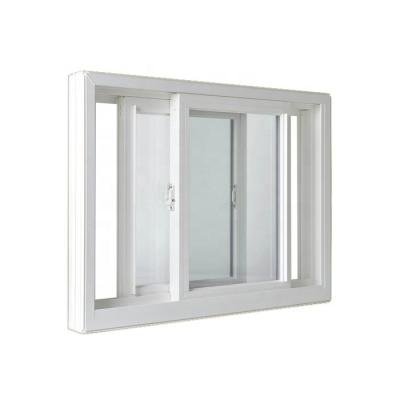 China Vinyl Aluminum Storm Windows Double Glass Sliding Window for sale