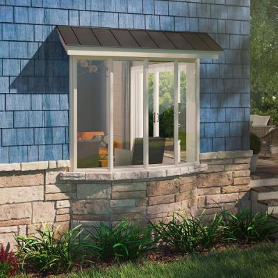 China Double Glazed Aluminium Bow Window For Garden Corner Balcony Hurricane Resistance for sale