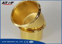 China Easy Control Gold / Brown Vacuum Coating Machine For Metal Pot Decorative for sale