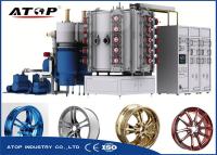 China Energy Saving Magnetron Sputtering Vacuum Coating Machine For Gold Car Wheel Hub for sale