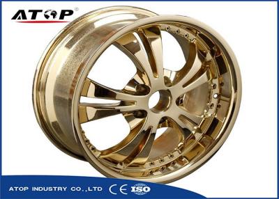 China Energy Saving Magnetron Sputtering Vacuum Coating Machine For Gold Car Wheel Hub for sale