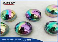 China Brass Rainbow Color Vacuum Magnetron Sputter Coating Machine For Ceramic Crafts for sale