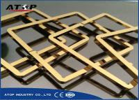 China Aluminium Frame Gold Color Multi Arc Vacuum Coating Machine With PLC Control for sale