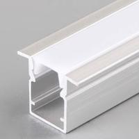 China Home Recessed Aluminium LED Profile Ultra-thin Design PMMA Clear Diffuser for sale