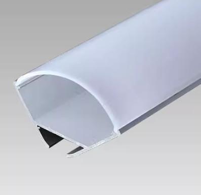China 6063 Series Aluminium LED Strip Profile with Superior Heat Dissipation and Uniform Flicker-Free Light for Hotel Functional Lighting for sale