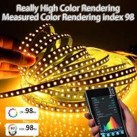 China Low Voltage 24V LED Light Strip Full Spectrum Eye Protection Flagship No Flicker 600pcs/roll for sale